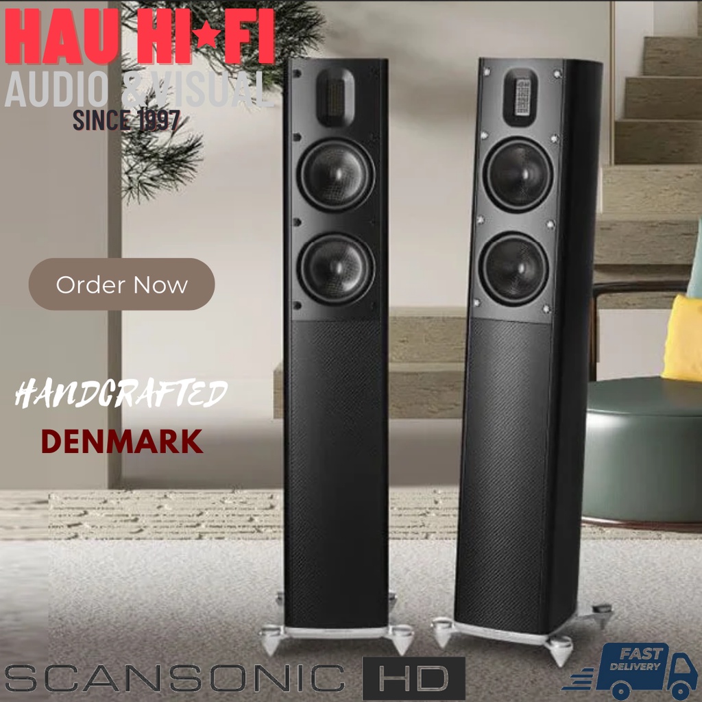 Scansonic MB-2.5B Floorstanding Speaker (Handcrafted In Denmark) | Shopee Malaysia