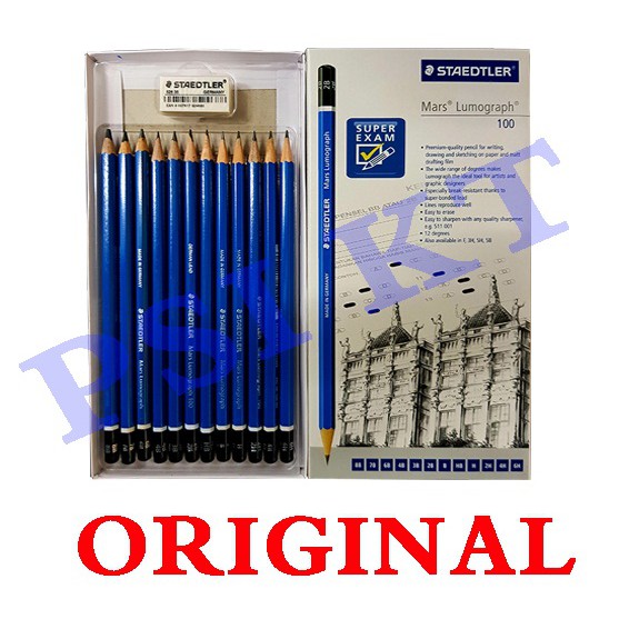 STAEDTLER MARS LUMOGRAPH - NO.100-S ( 12 PCS ) | Shopee Malaysia
