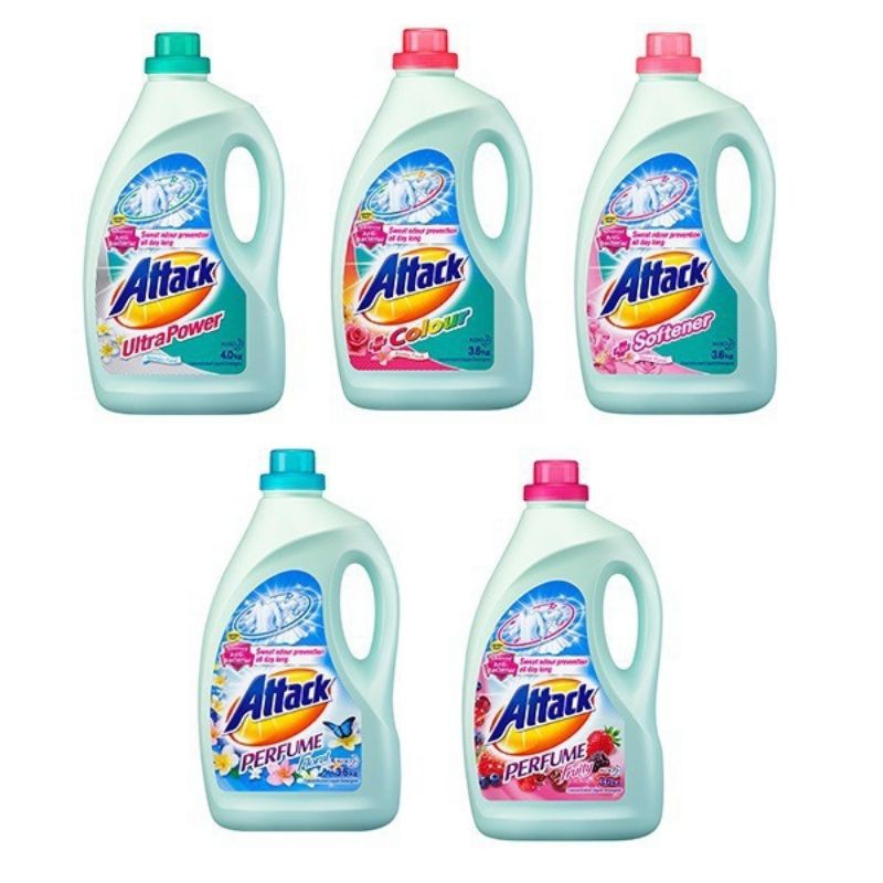 Attack Liquid Detergent 3.6kg - 4kg ( 1 unit ) | Shopee Malaysia