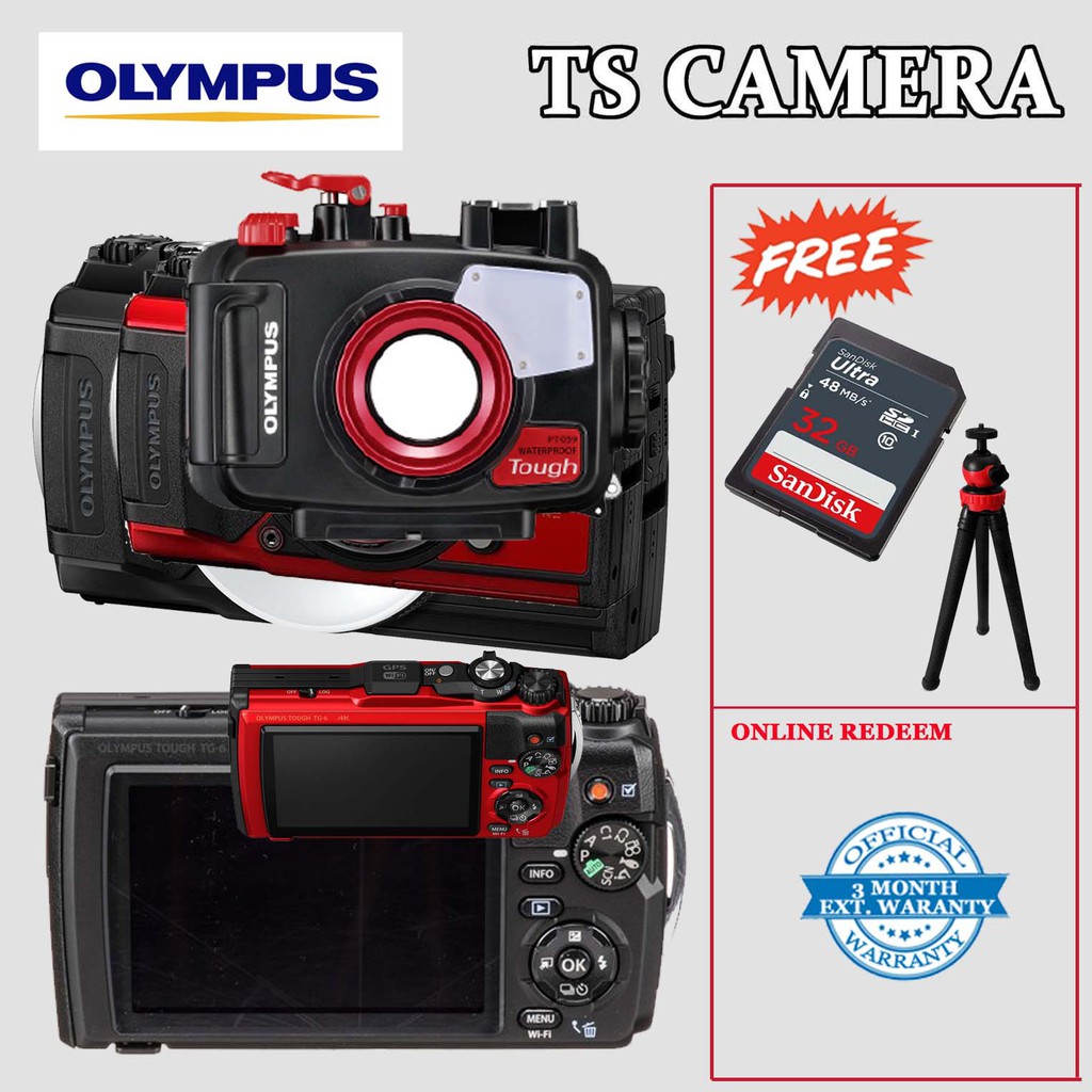 OLYMPUS TG6 WATERPROOF CAMERA (OFFICIAL OLYMPUS MALAYSIA) | Shopee Malaysia