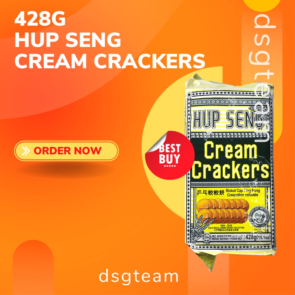 Hup Seng Cream Crackers 1Ctn (428g x 12pcs) | Shopee Malaysia