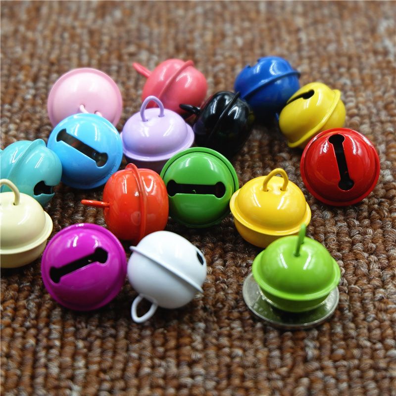 🇲🇾READY STOCK🇲🇾22mm candy-colored painted metal small bells diy pet ...