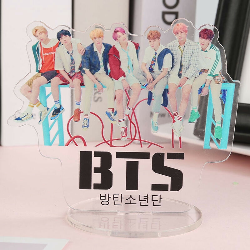 Kpop Bangtan Boys BTS Character Stand Plates Display Group Standee ...