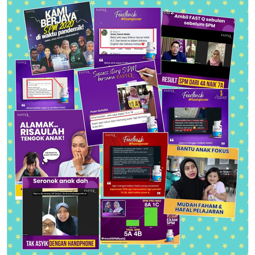 FAST Q MINDA IQ DAN EMOSI SUPPLEMENT 80 TABLET - KEMAM - BRAIN BOOSTER ...