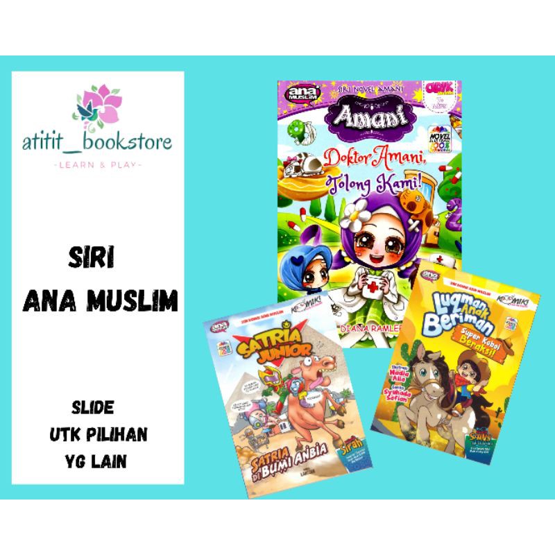 Buku Siri Ana Muslim | Komik Ana Muslim | Novel Ana Muslim | Shopee Malaysia