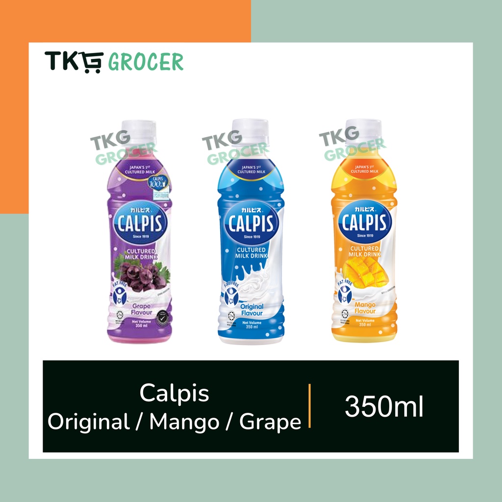 Calpis Original / Mango / Grape Cultured Milk 350ml | Shopee Malaysia