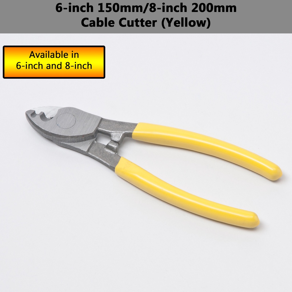 3H (6-inch 150mm)/(8-inch 200mm) Cable Cutter (Yellow) | Shopee Malaysia