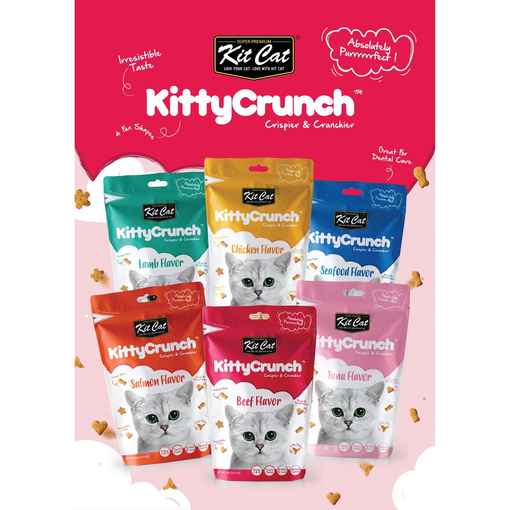 Kit Cat Kitty Crunch (6 flavors; 60gm) | Shopee Malaysia