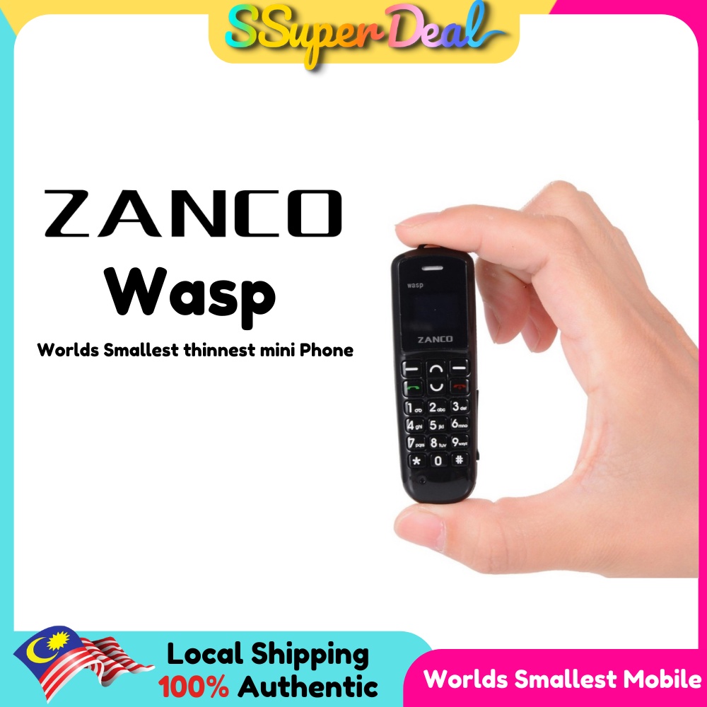 ZANCO Wasp (World's Smallest Phone) | Shopee Malaysia