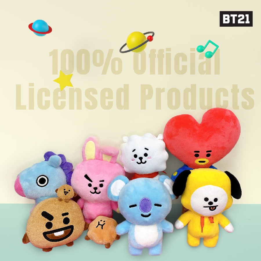 BT21 100% Official License Authentic Soft Plush Cute BT21 Merchandise ...