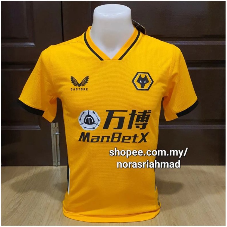 Wolverhampton Wolves Home 2021/22 Player Issue | Shopee Malaysia