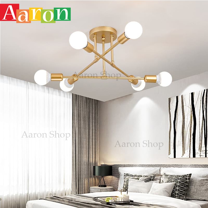 Ceiling Lamp Wall Lamp E27 6Head Two function light ika design Lampu ...