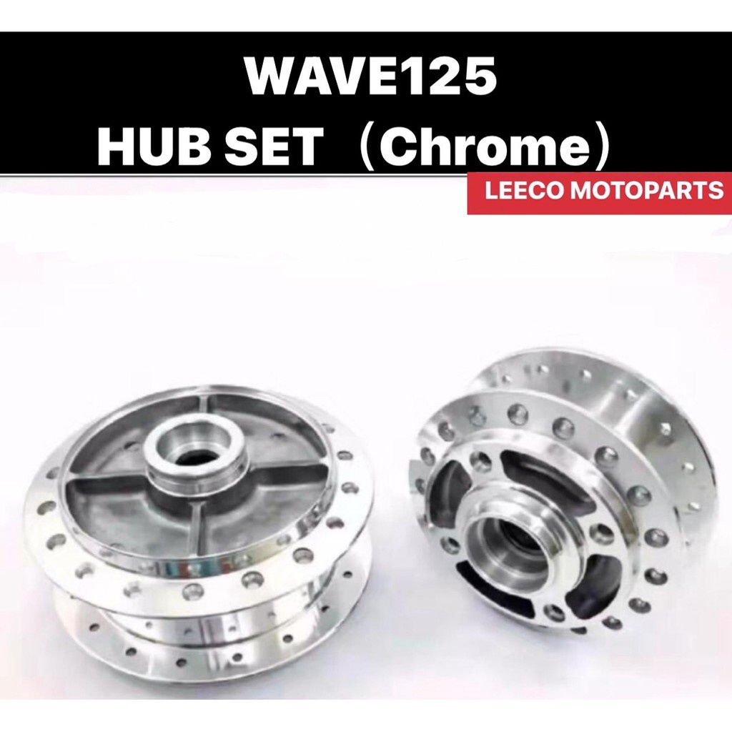Wave125 Wave125S Wave125X HUB SET CHROME WAVE 125 S X ULTIMO GANTANG ...