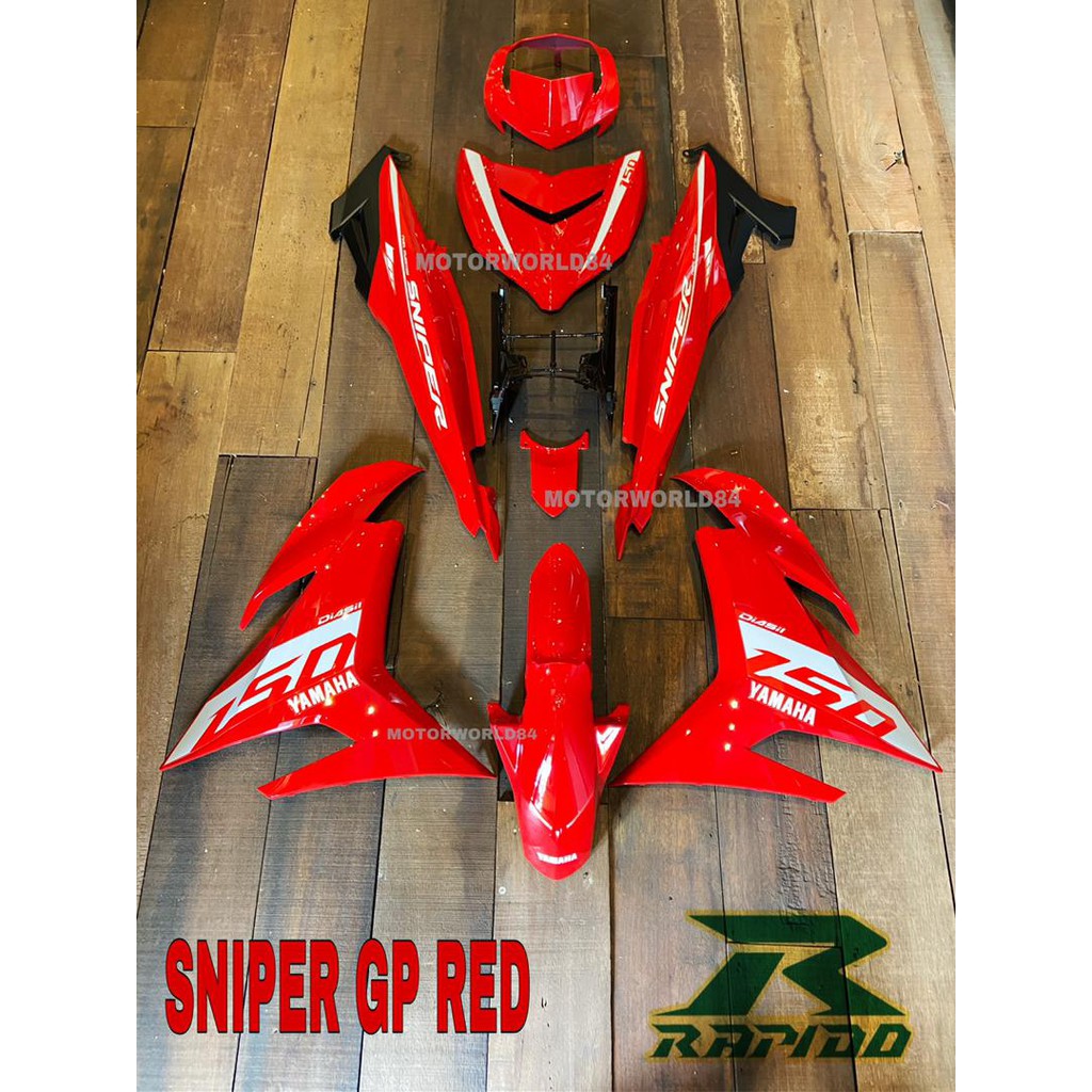 COVERSET Y15ZR Y15 YSUKU 150 FULL BODY COVER SET SNIPER GP - 2020 RED ...