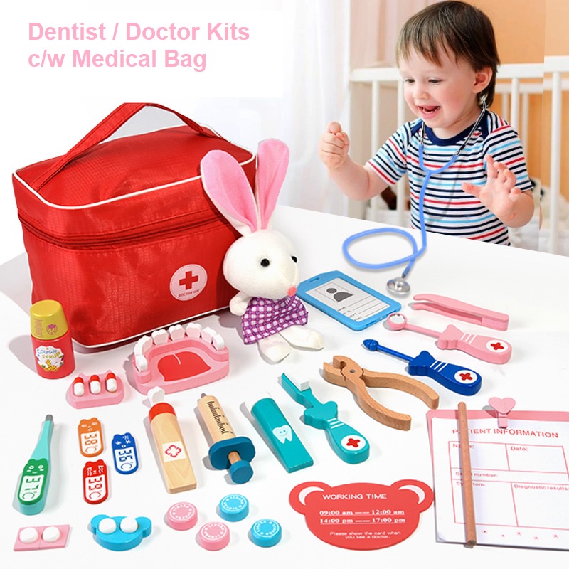 Pretend Play Doctor | Dentist Wooden Toys | Kids Pretend Play Doctor ...