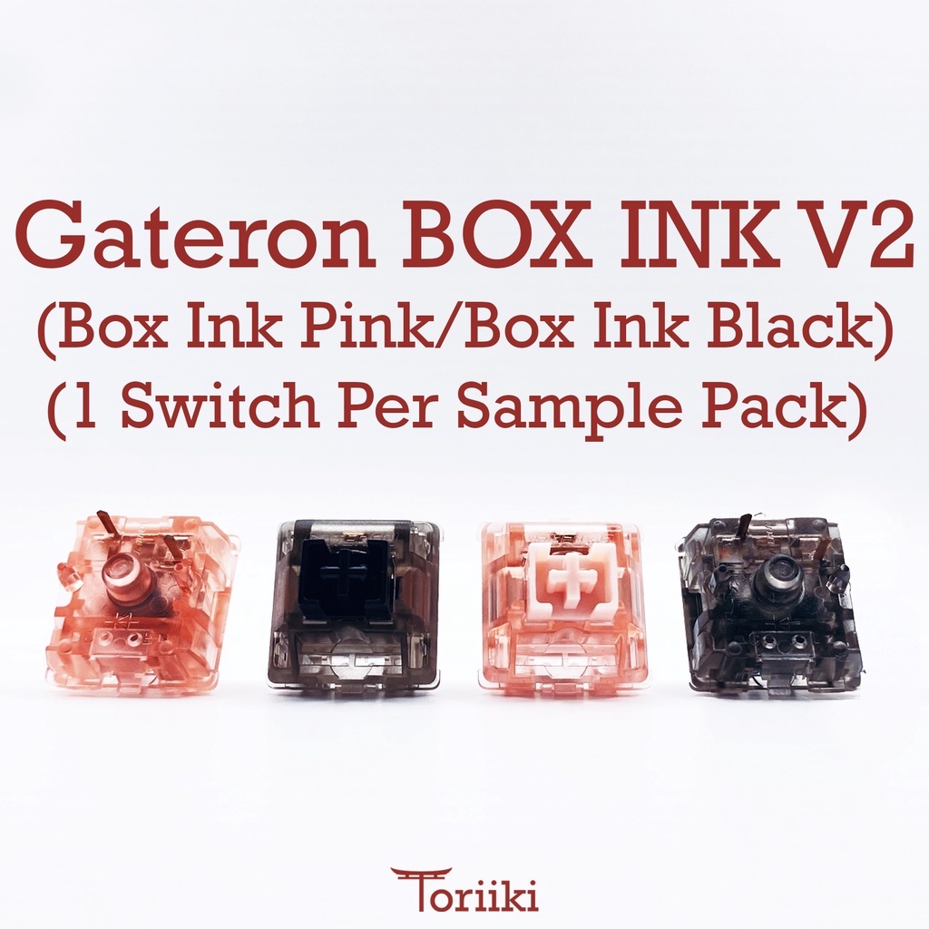 Gateron BOX Ink V2 Switch (Linear Switch/5-pins/POM Box Stems) (1 ...