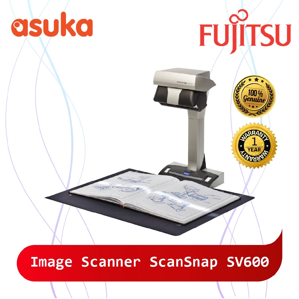 Fujitsu Image Scanner ScanSnap SV600 / Overhead scanner for your books, journals, and delicate ...
