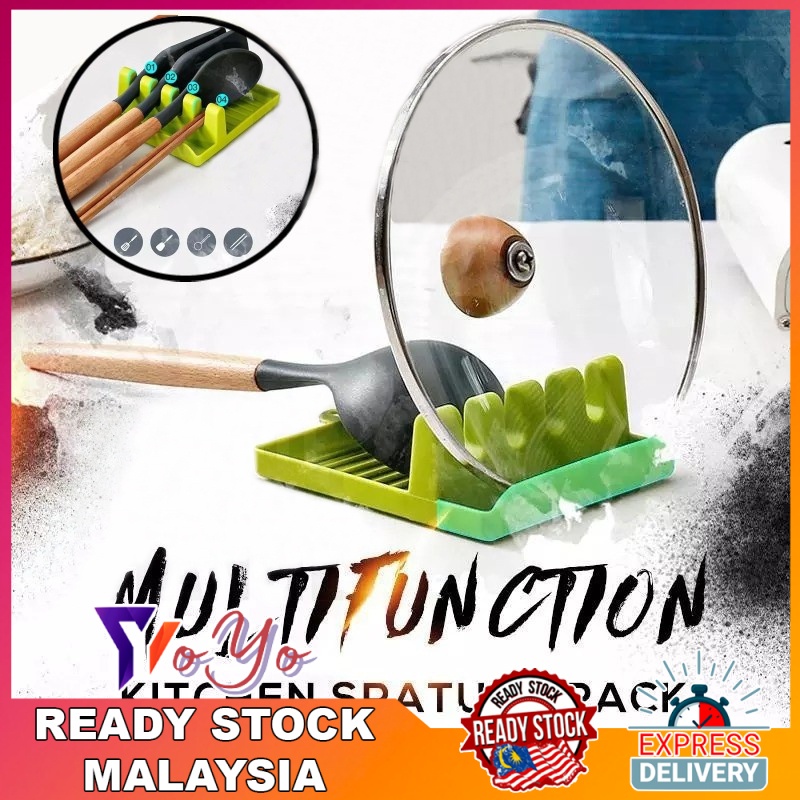 Kitchen Tool Spoon Fork Spatula Rack Shelf Organizer Holder Non-slip ...