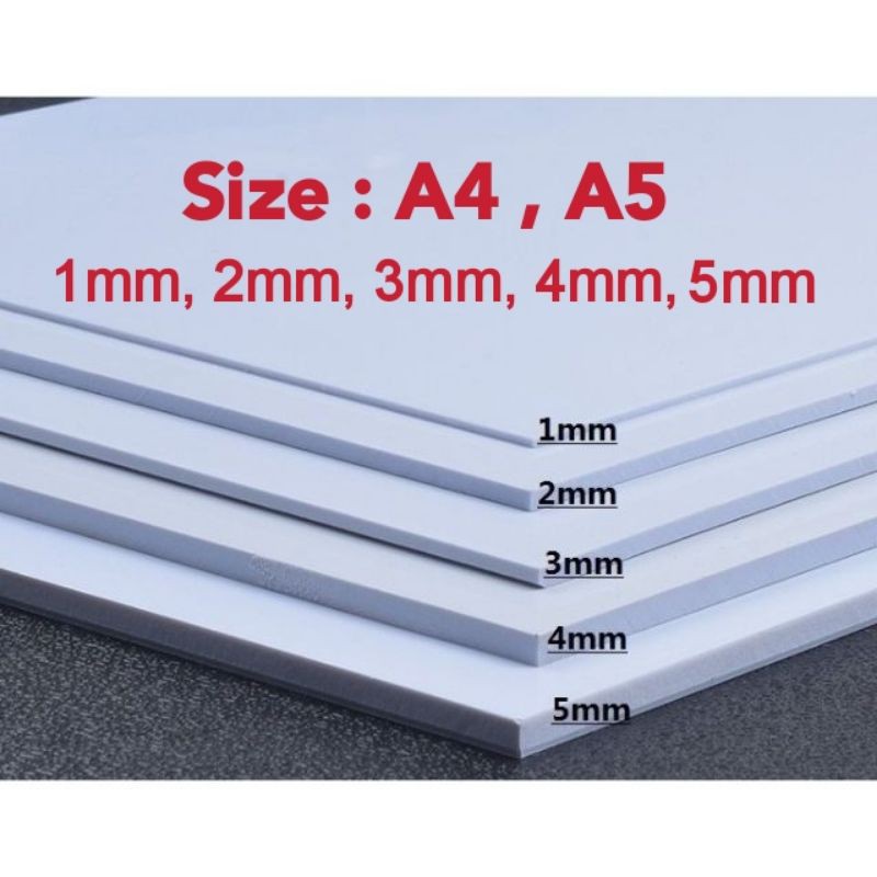 A4/A5 Model Material PVC Board | Shopee Malaysia