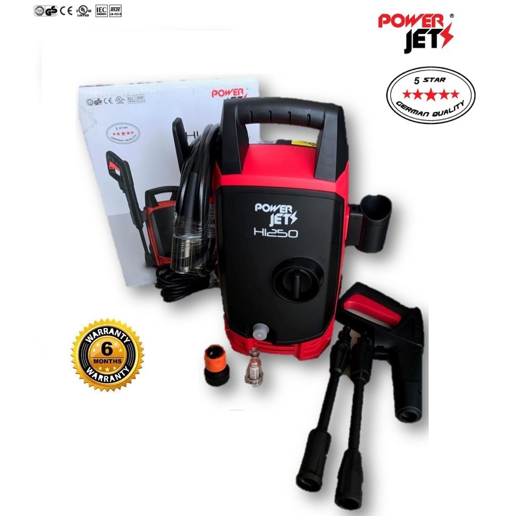 PowerJet H1250 100Bar High Pressure Cleaner Water Jet | Shopee Malaysia