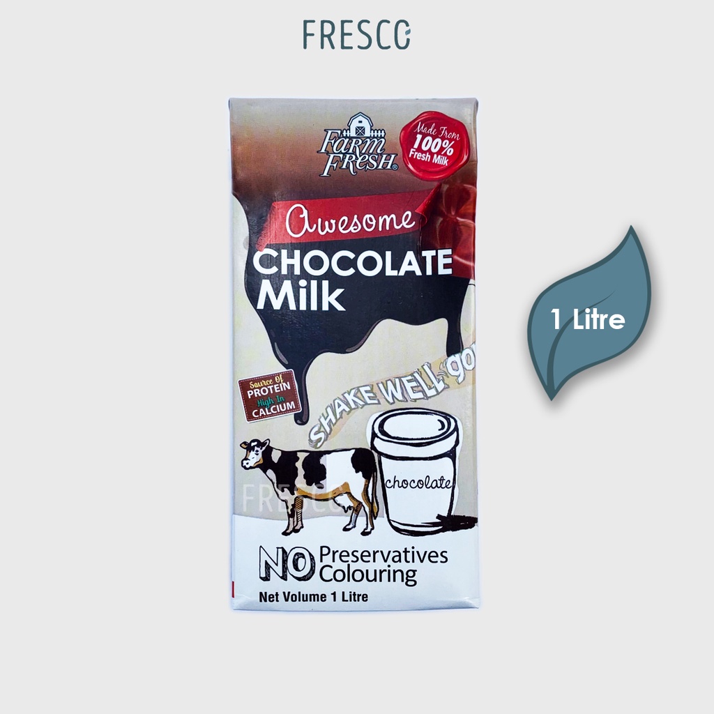Farm Fresh UHT Premium Chocolate Milk - 1L | Shopee Malaysia