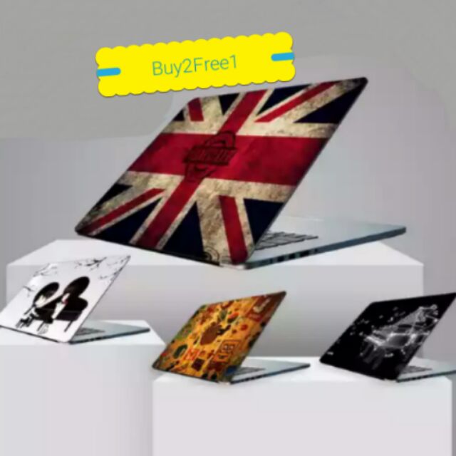 Buy2Free1! Laptop Notebook Stickers | Shopee Malaysia