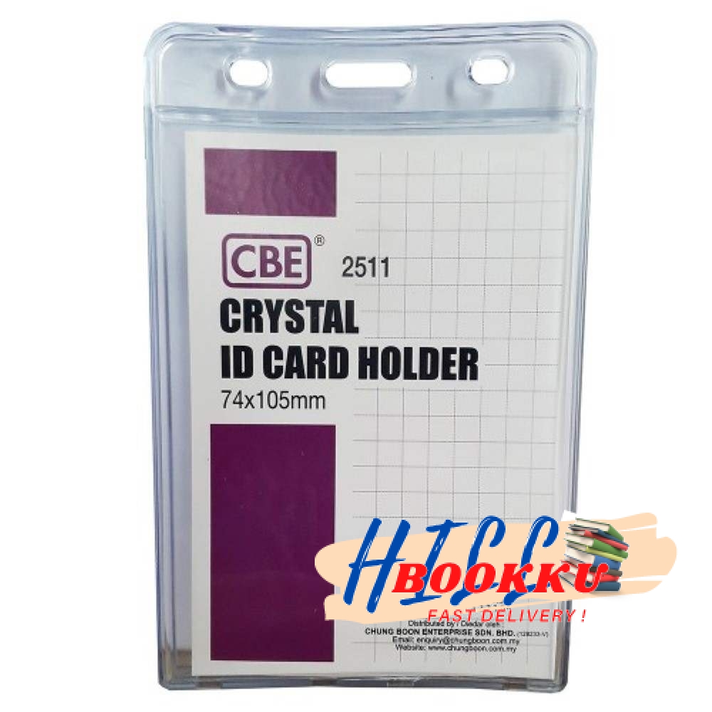 CBE 2511 Crystal ID Card Holder - 74 x 105mm | Shopee Malaysia
