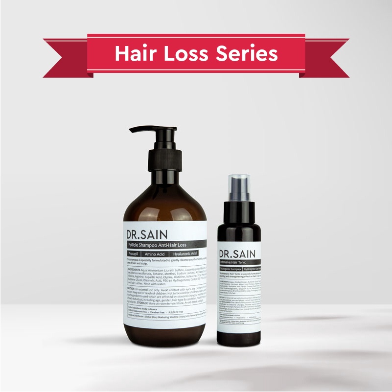 Dr.Sain Hair Loss Series (Follicle Shampoo Anti-Hair Loss 500ml ...