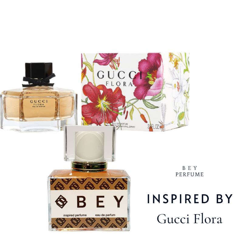 BEY Perfume EDP (Platinum 90%) 30ml Inspired by Gucci Flora | Shopee ...