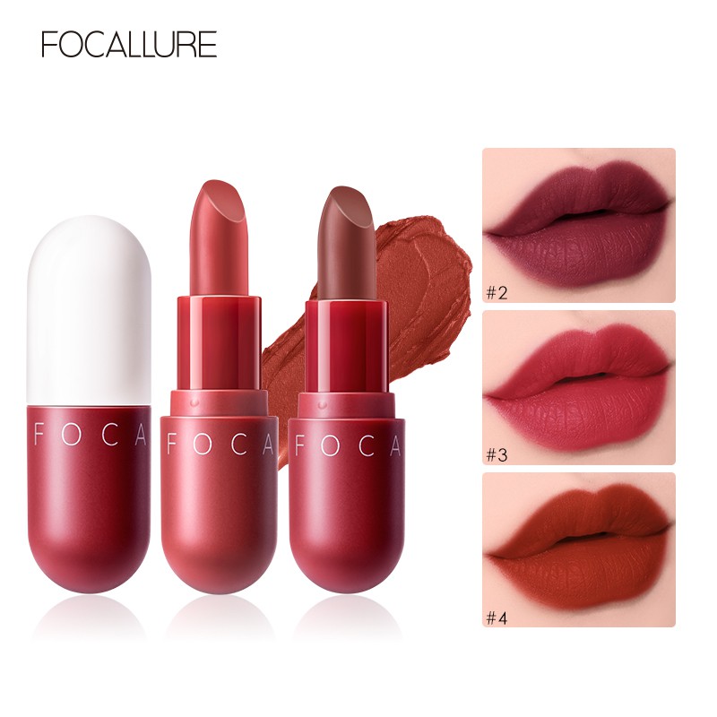 FOCALLURE Malaysia - Mini Capsule Matte Lipstick Waterproof Long ...