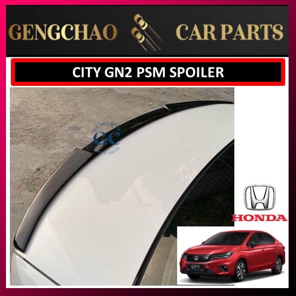 HONDA CITY GN2 2020-2022PSM SPOILER GLOSSY BLACK COLOR DOUBLE TAPE FOR ...