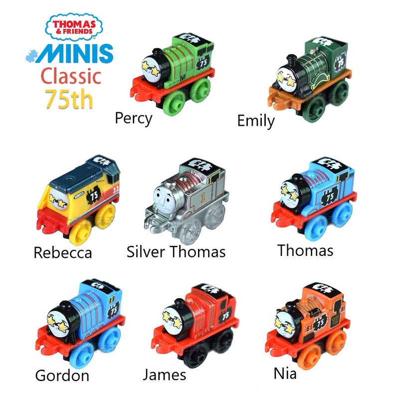 [Set of 8] Thomas & Friends Minis 2020 Wave 1 Classic 75th Theme ...