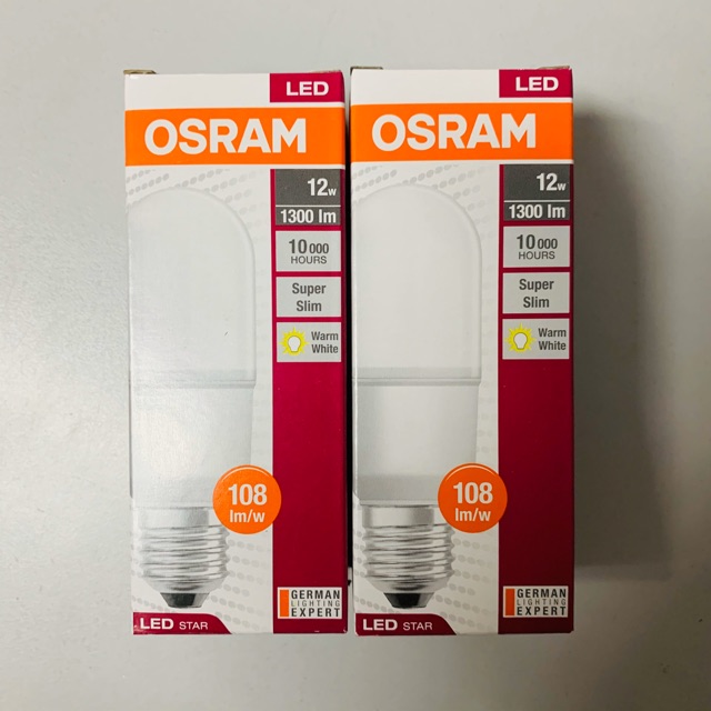 [100% ORIGINAL] OSRAM 12W E27 SUPER SLIM LED BULB - 1300LM | Shopee ...