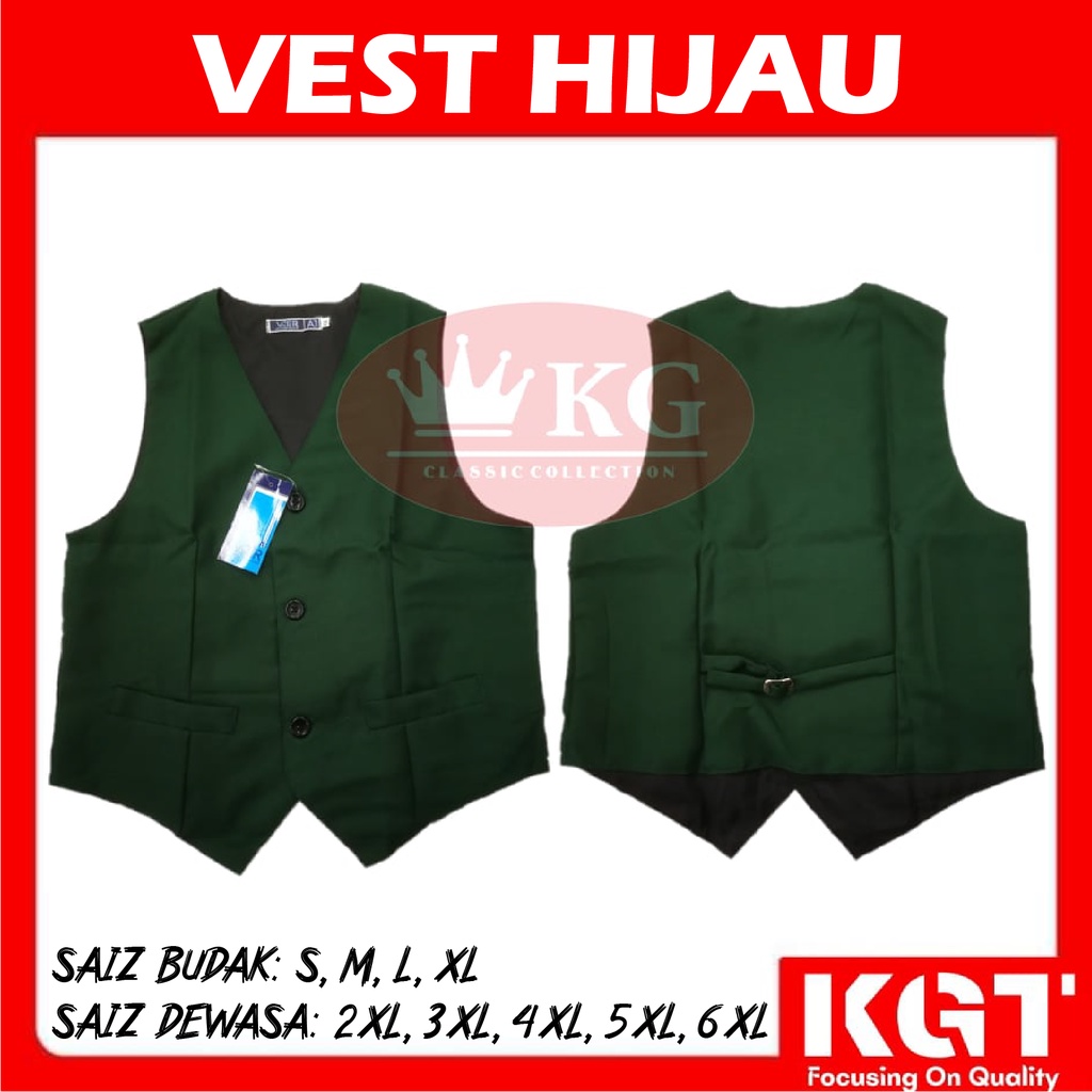 VEST HIJAU SEKOLAH PENGAWAS VINTER SEKOLAH RENDAH & SEKOLAH MENENGAH ...