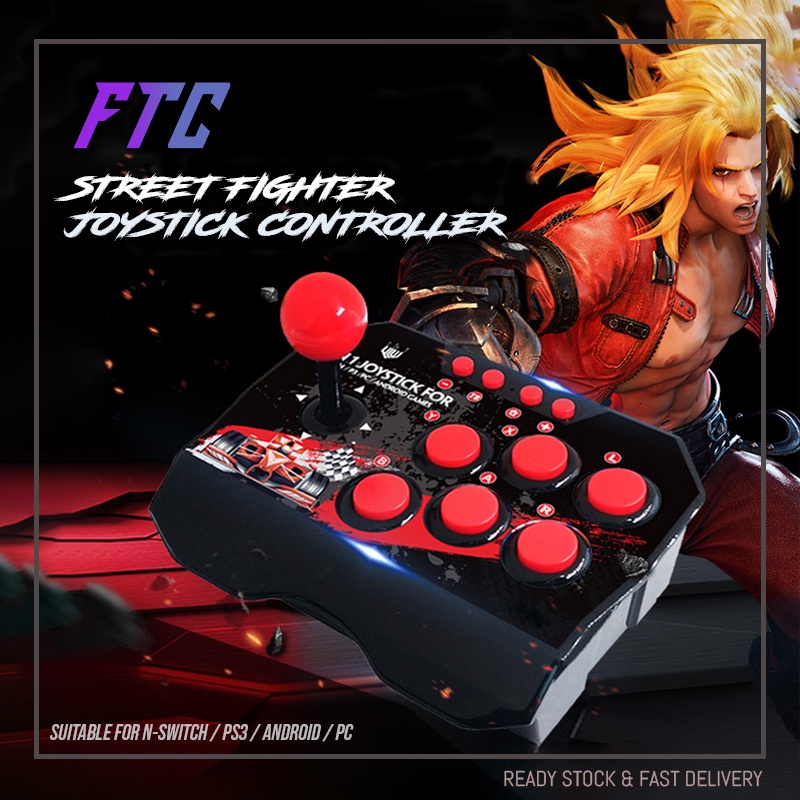 FTC Nintendo Switch OLED Arcade Street Fighter Joystick Tekken Fighting ...