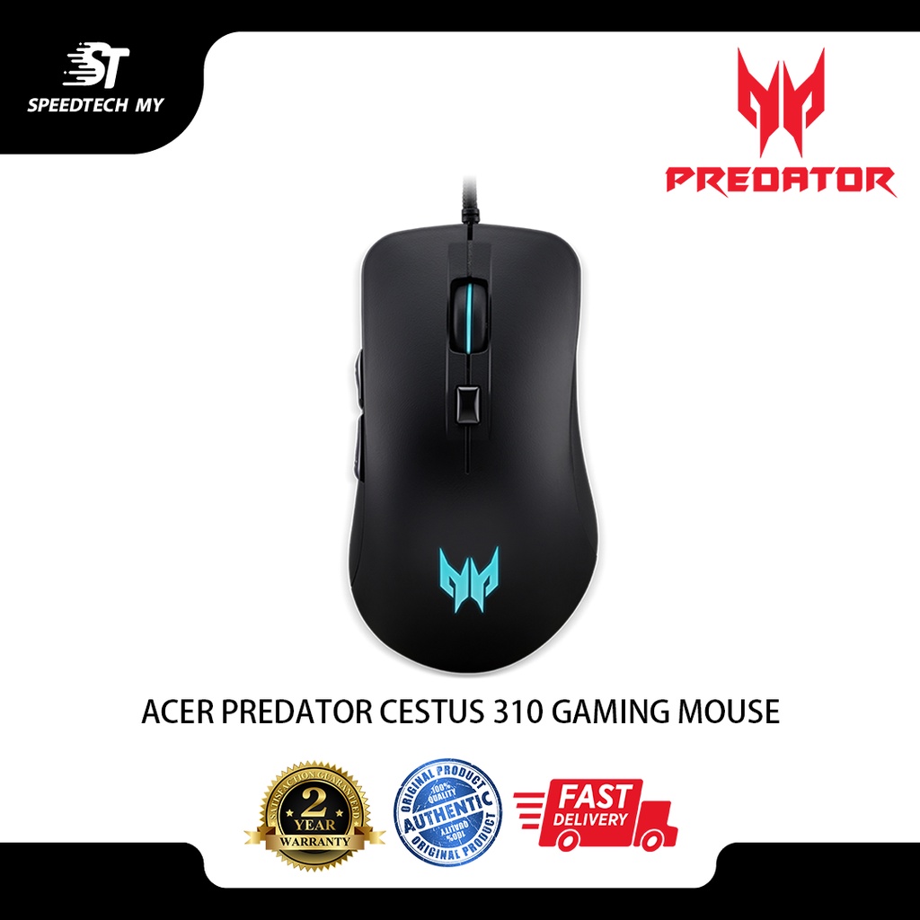 ACER PREDATOR CESTUS 310 GAMING MOUSE | Shopee Malaysia