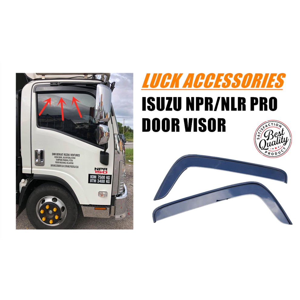 ISUZU NPR/NLR PRO DOOR VISOR (SET) HIGH QUALITY !!! | Shopee Malaysia