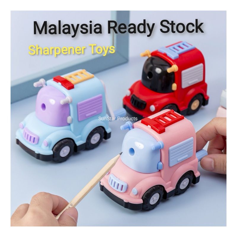 Pencil Sharpener Manual Car Toy Sharpener 玩具车铅笔削Malaysia Ready Stock ...