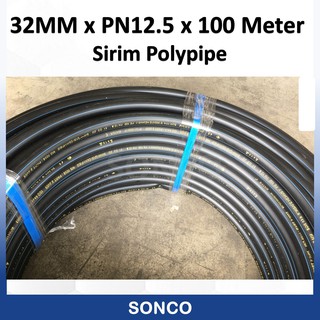 ( Sirim Approval ) 32MM x 100M High Density Polyethylene HDPE Poly Pipe ...