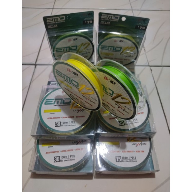 EMO X12 Casting Braided (150M) | Shopee Malaysia