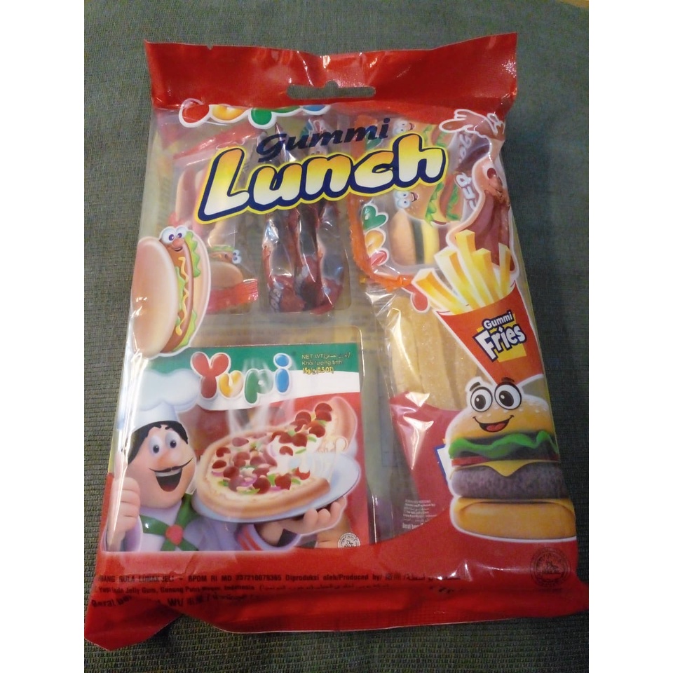 (ViRaL) (HALAL) Yupi Gummy Lunch (1packet,77g) /JAJAN LEGEND ...