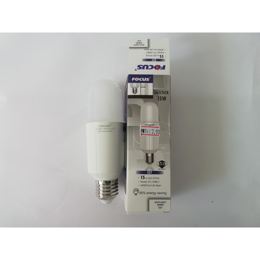 Focus LED 6500K 15W 220V - 240V Daylight light bulb light stick 15W ...