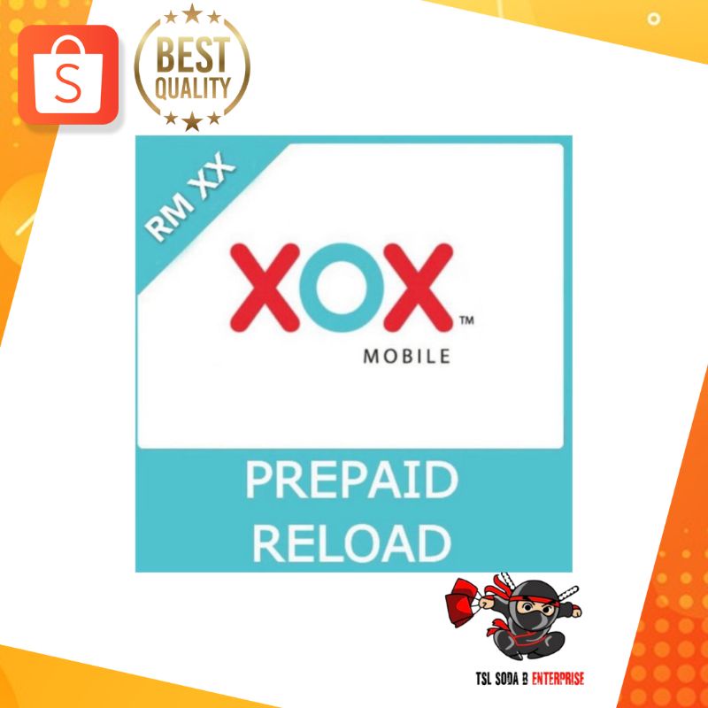 (Fast Reload) OneXOX / XOX Reload topup prepaid softpin tambah nilai RM2 RM3 RM5 RM10 RM15 RM20 ...