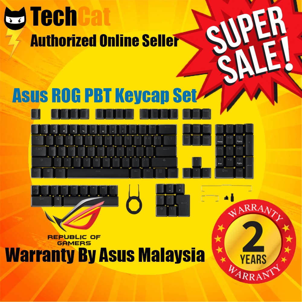ASUS GAMING ACC ROG PBT KEYCAP SET AC03 | Shopee Malaysia