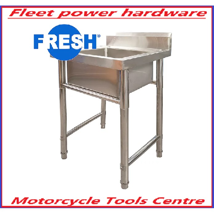 Stainless Steel Kitchen Equipment table sink water supply pipe stand ...