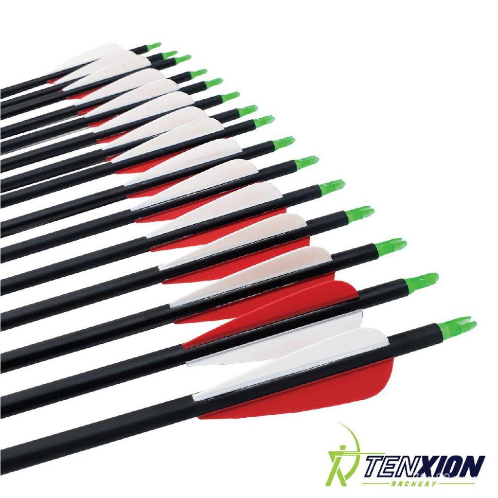 Tenxion archery high carbon fiber premium arrows arrow anak panah ...