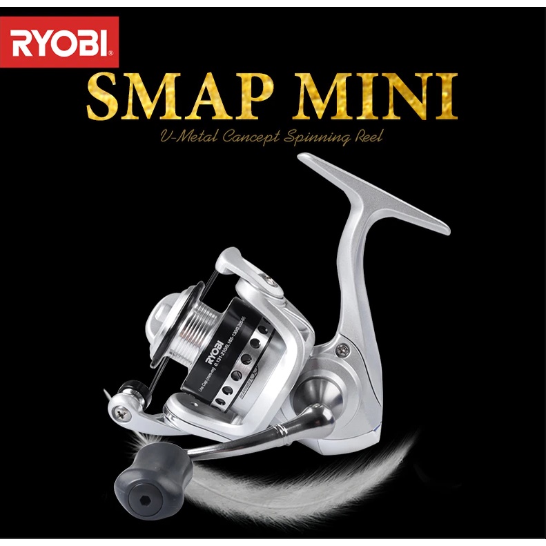 RYOBI SMAP MINI 500/800 Fishing Wheel Spinning Reels + Free Gift while stock last | Shopee Malaysia