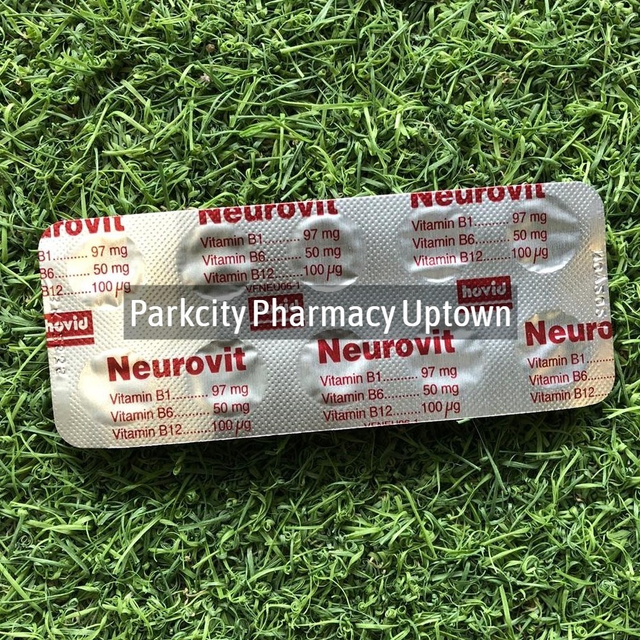 Hovid Neurovit Vitamin B1 B6 B12 10s (1 strip) | Shopee Malaysia