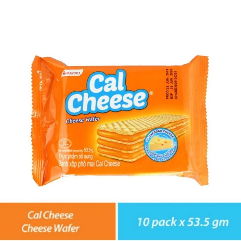 [TKM] MAYORA Cal Cheese Wafer (10pcs x 48g) | Shopee Malaysia