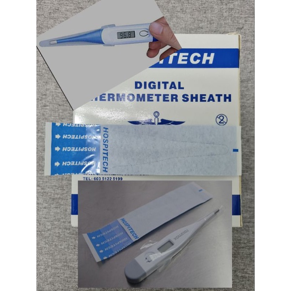 Plastic Sheath Covers Digital Thermometer Penutup Plastik Tip ...